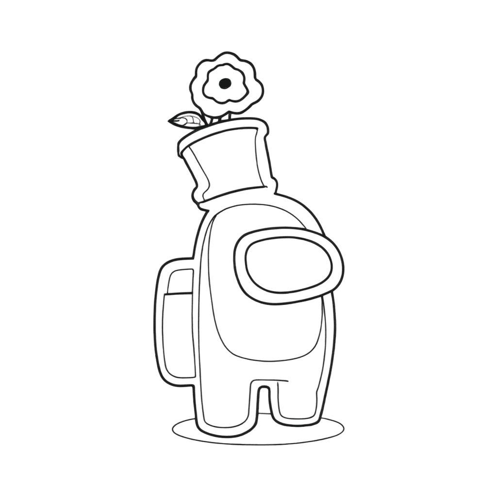15 Desenhos de Among Us para colorir