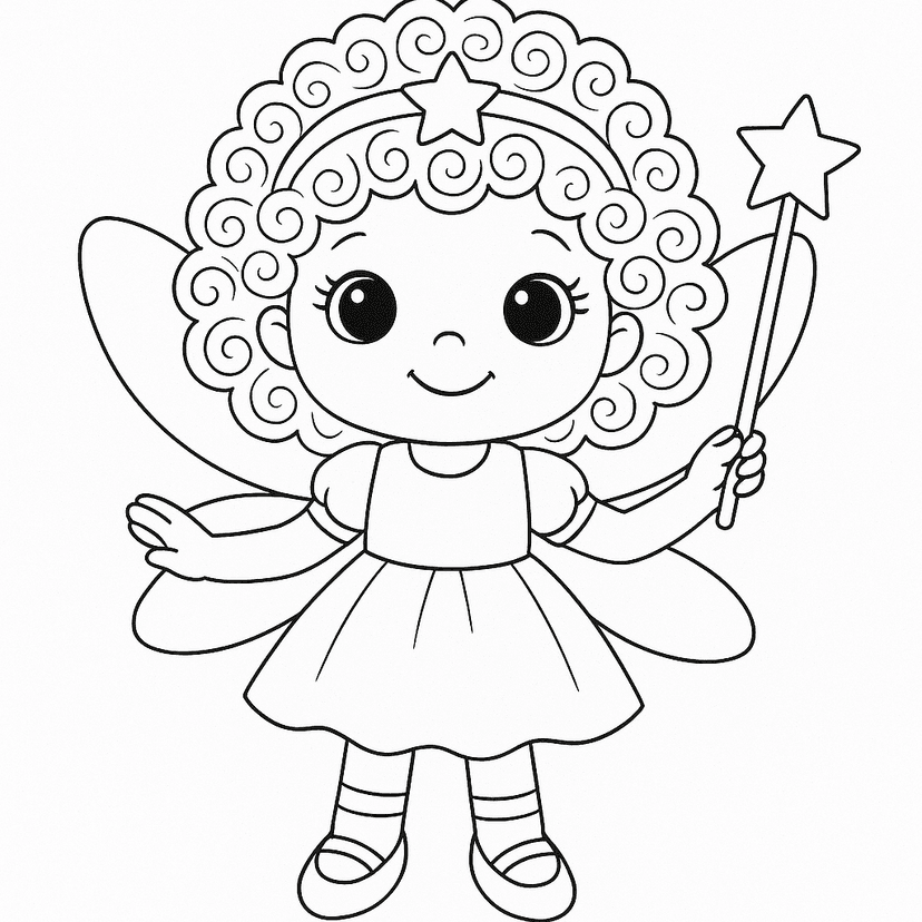 19 Desenhos de Boneca para colorir e imprimir