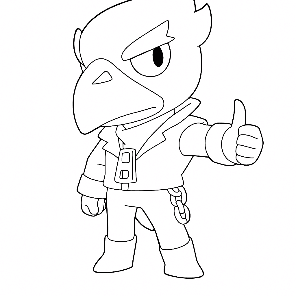 12 Desenhos de Brawl Stars para colorir