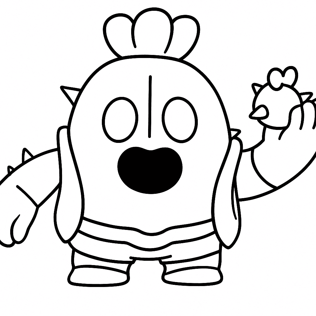 12 Desenhos de Brawl Stars para colorir