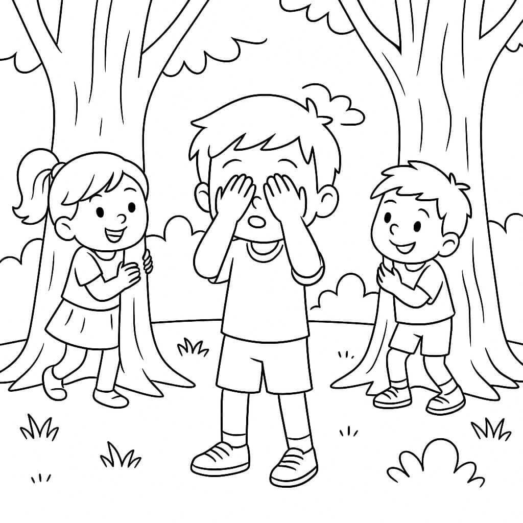 19 Desenhos De Crianças Brincando Para Colorir E Imprimir