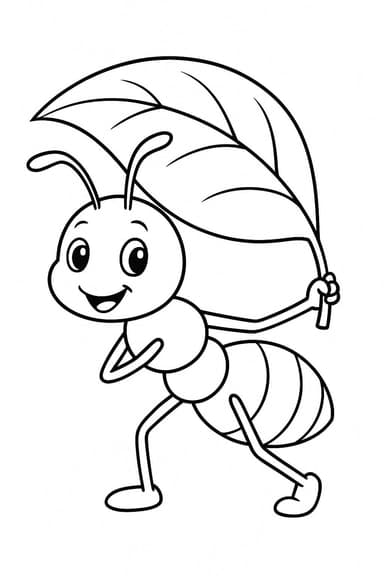 13 Desenhos de Formiga para colorir e imprimir