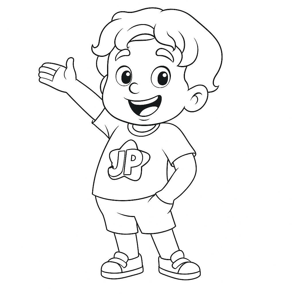 8 Desenhos de Maria Clara e JP para colorir e imprimir