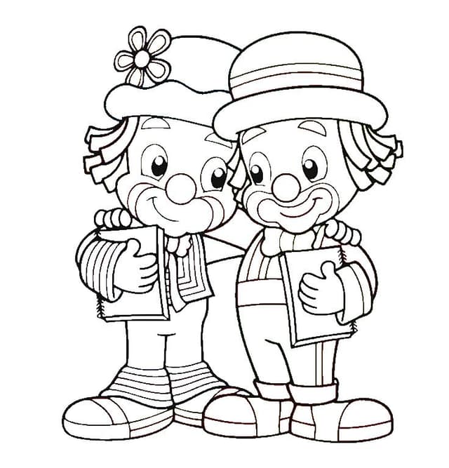 10 Desenhos do Patati e Patatá para colorir