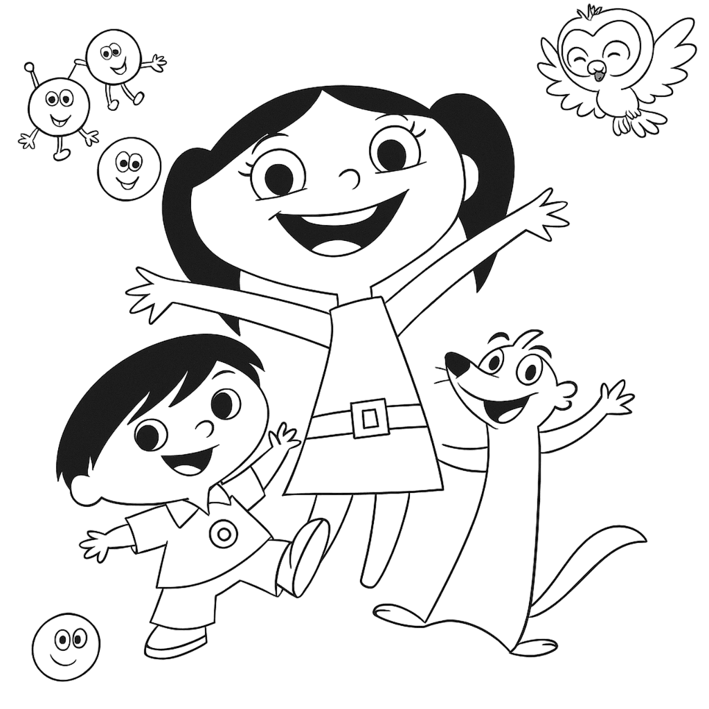 10 Desenhos do Show da Luna para colorir