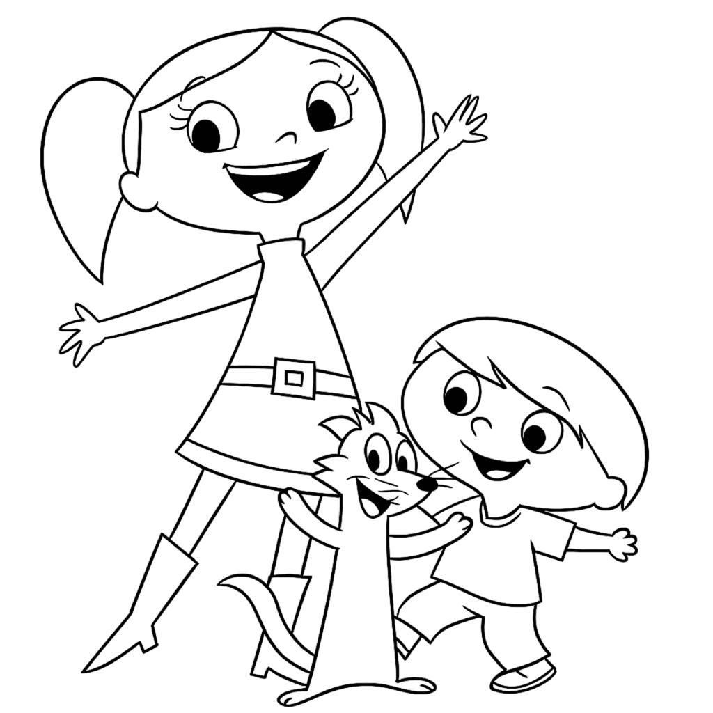 10 Desenhos do Show da Luna para colorir