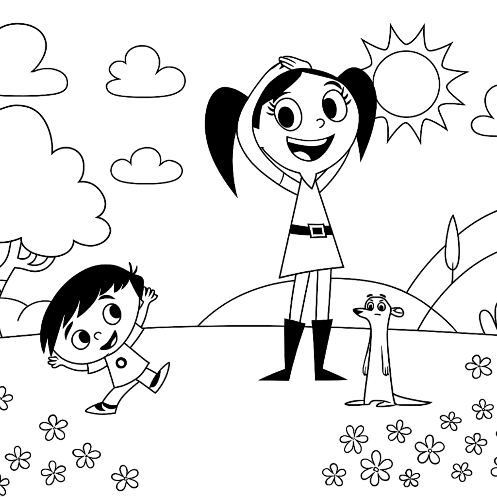 10 Desenhos do Show da Luna para colorir