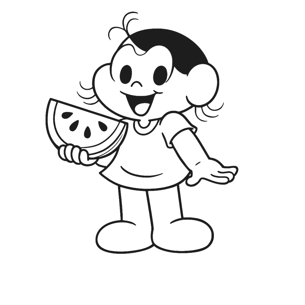 15 Desenhos da Turma da Mônica para colorir
